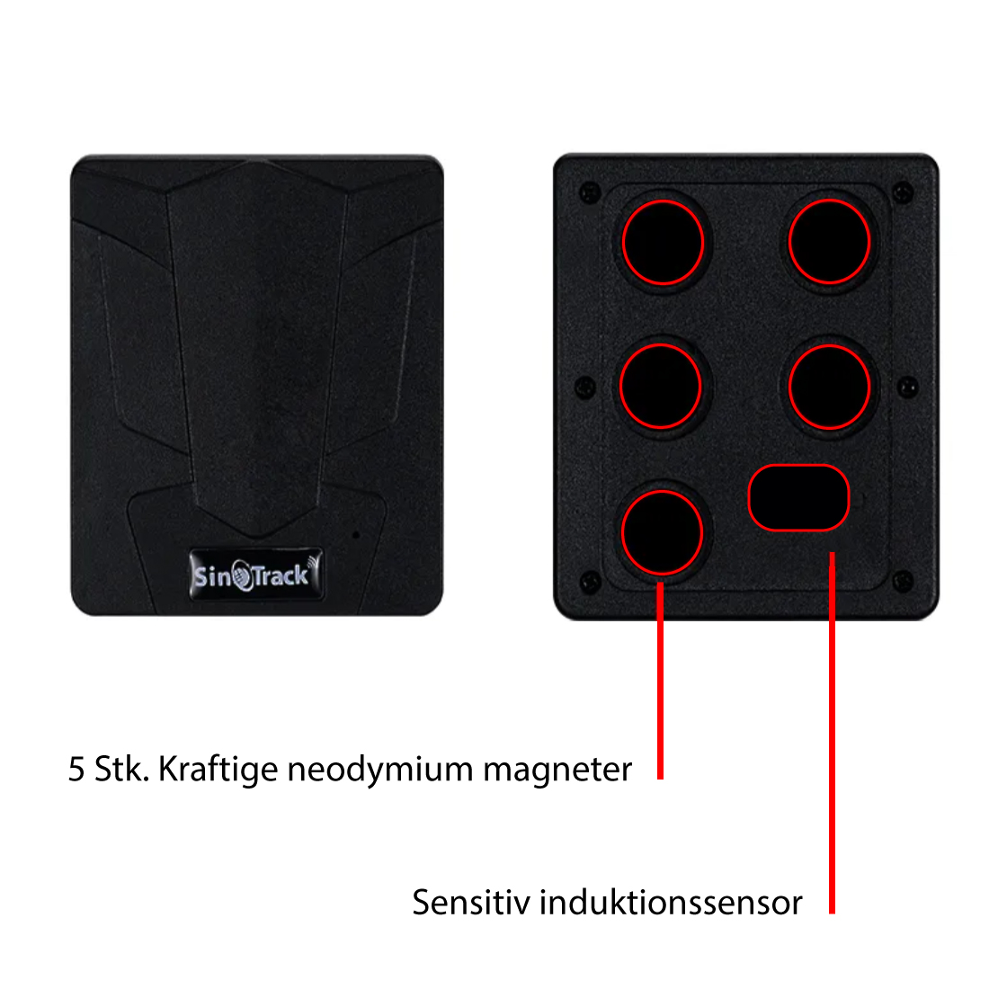 GPS tracker med magnet og stort batteri 5000mAh