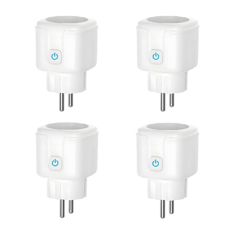 4 pak 16A WiFi smart plugs med energimåler