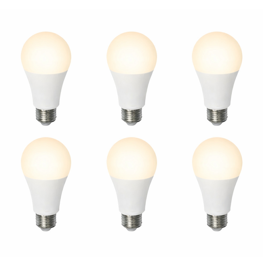 6 pak smart WiFi LED pære 9W (E27) – RGB + CCT | SmartLife